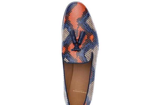 DOMINIQUE PYTHON SUNRISE SLIPPERS – SUPERGLAMOUROUS